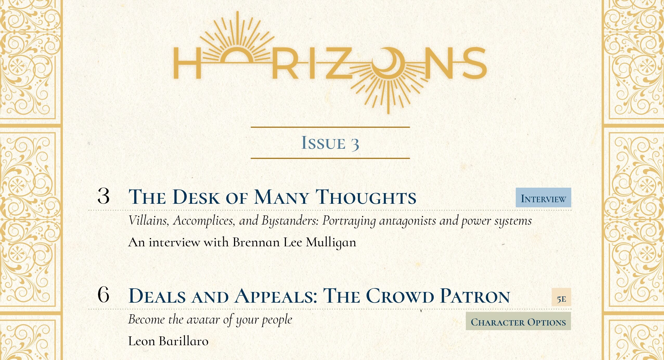 Horizons Issue 3 - Wildmage Press